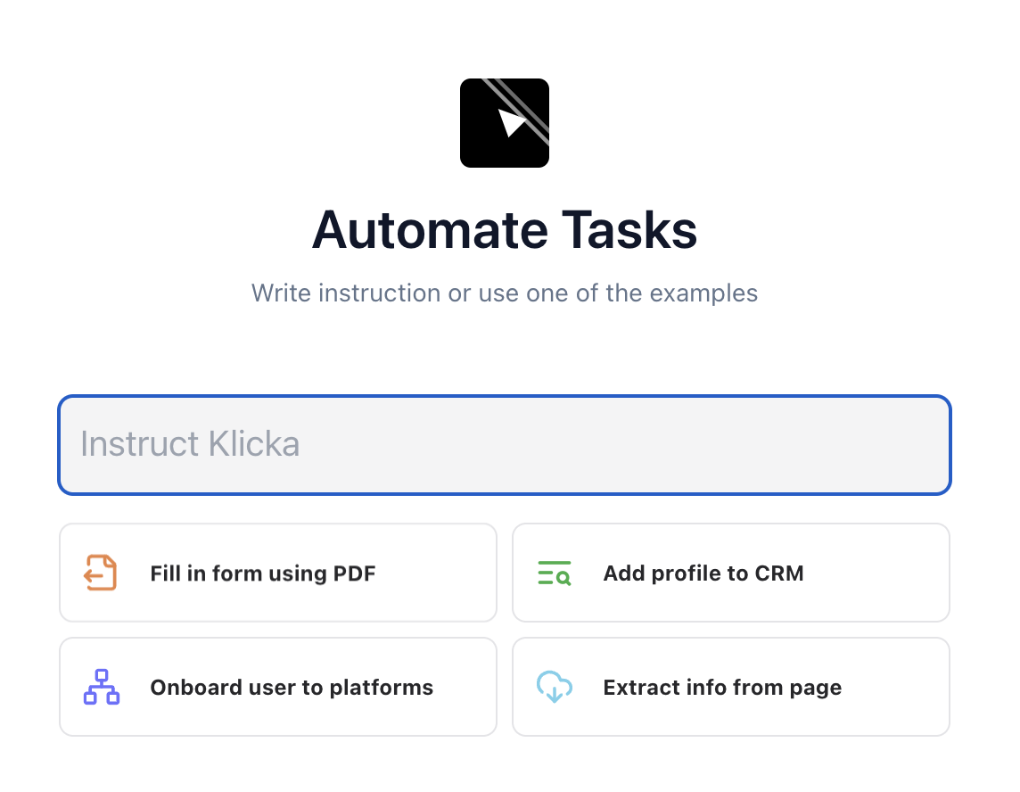 Klicka: Artificial Intelligence Labs